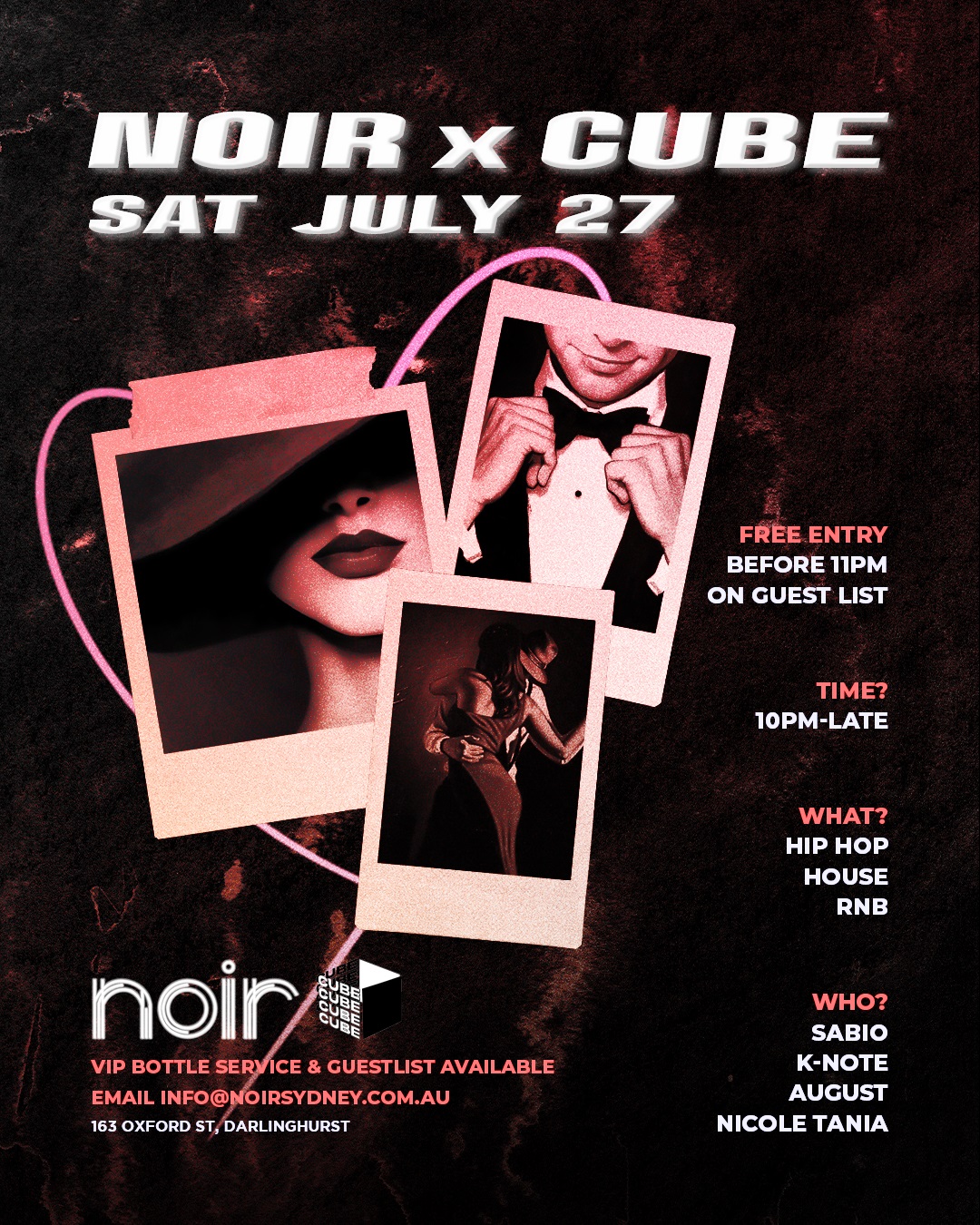 Events - Noir Sydney