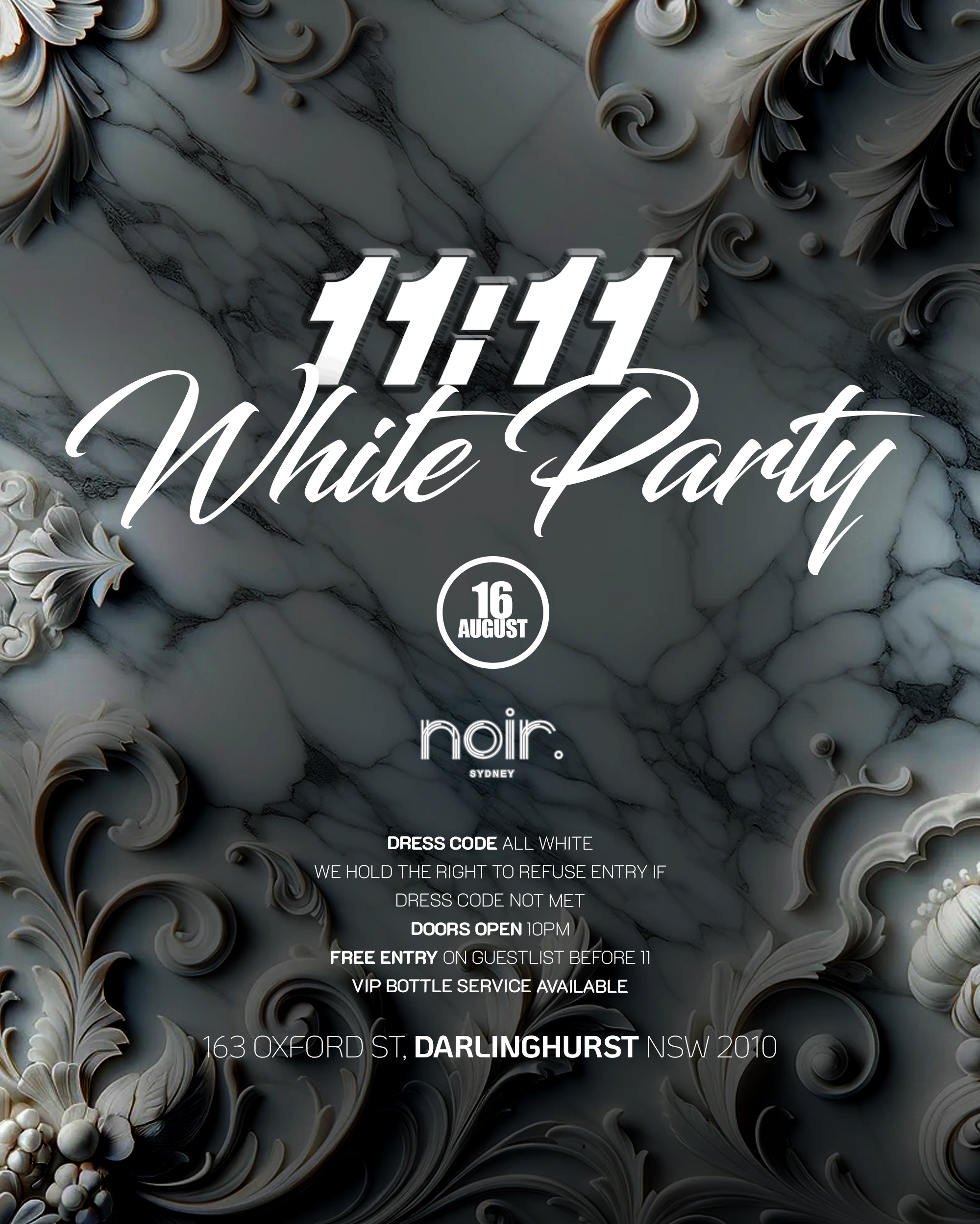 Events - Noir Sydney